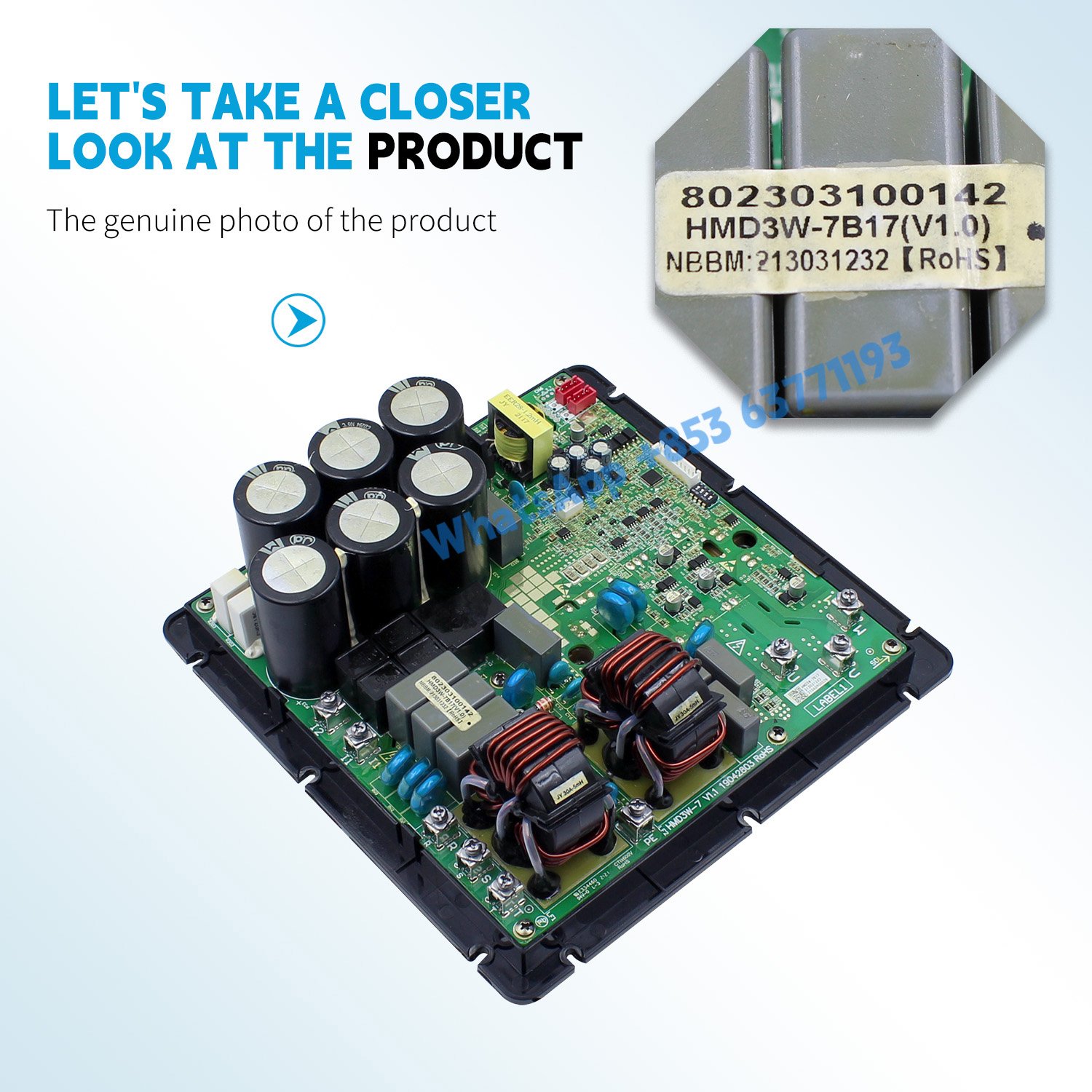 Original Compressor Inverter Driver Board Assembly 802303100142 HMD3W ...