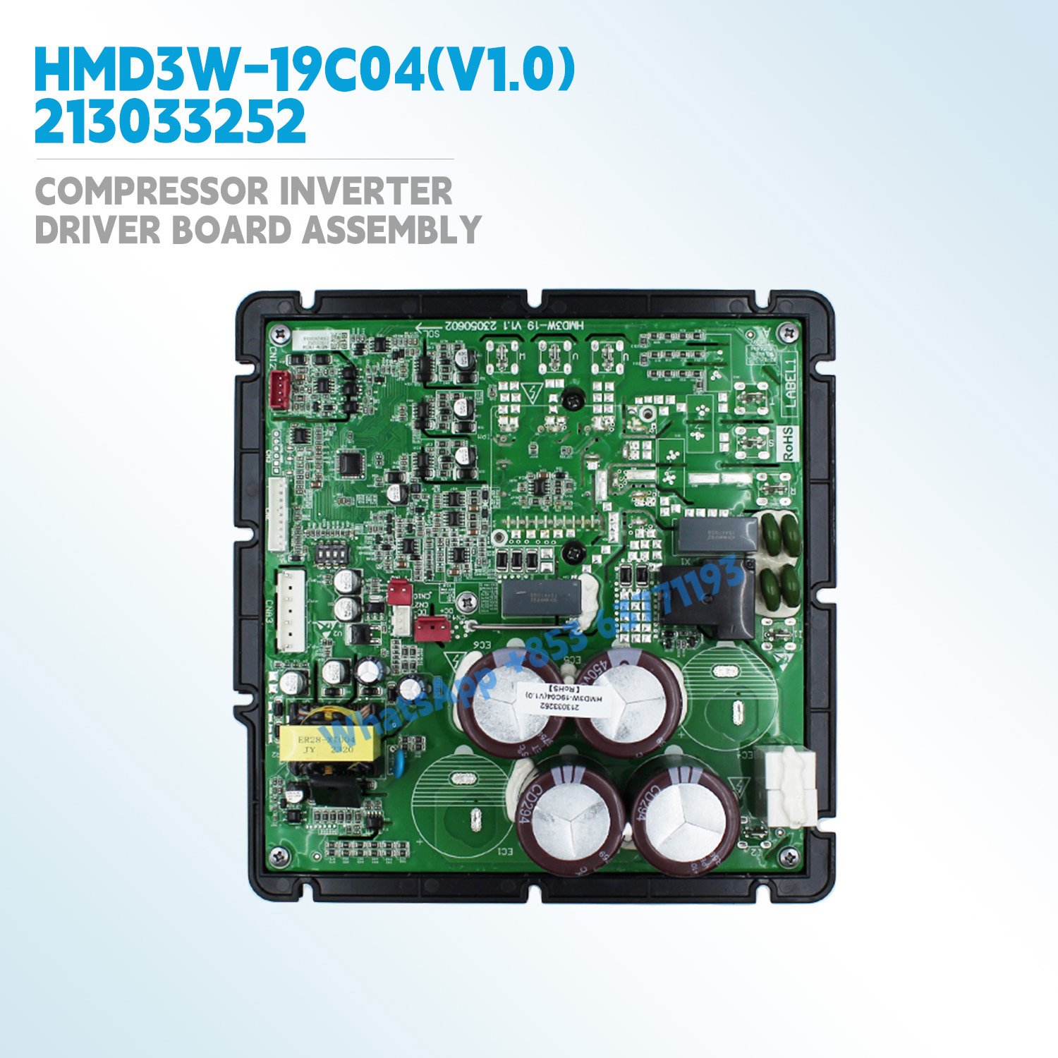 Compressor Inverter Driver Board Assembly 213033252 HMD3W-19C04(V1.0 ...